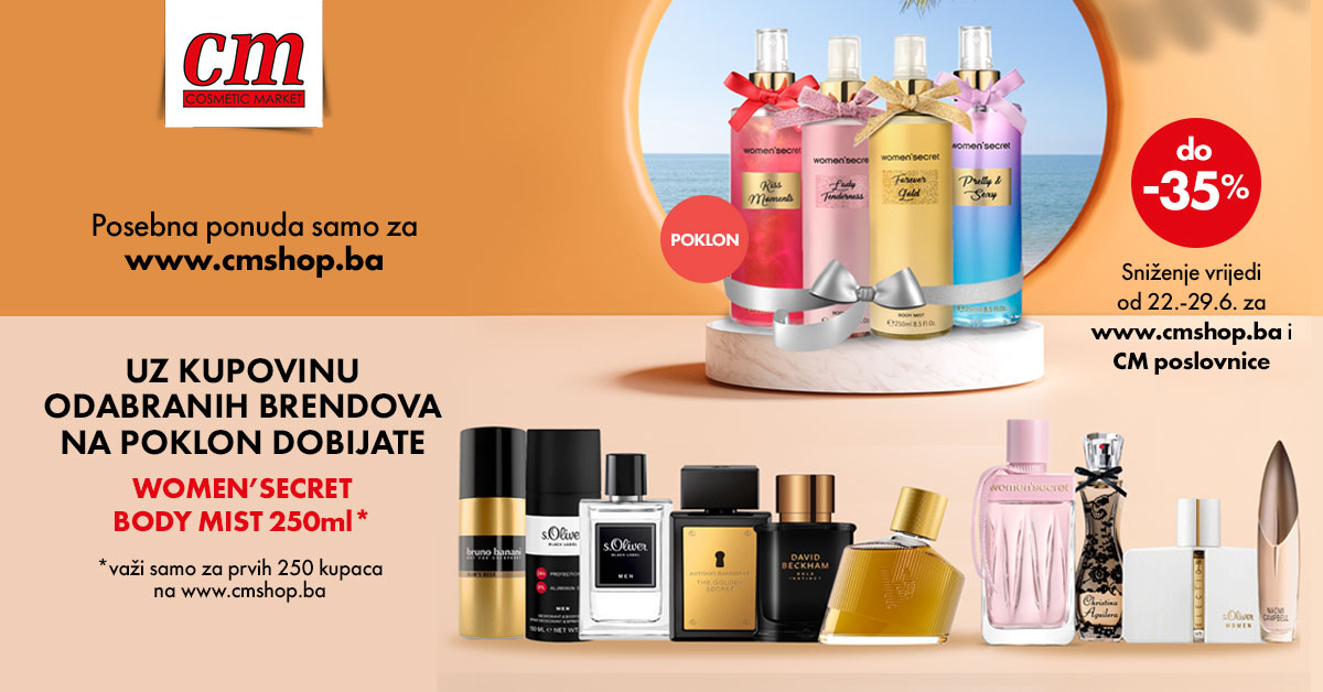 Poklon Women'Secret body mist!